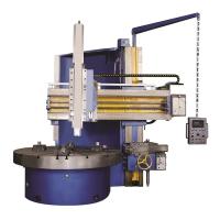 China VTL Vertical Turret Lathe Machine Heavy Duty Manual DRO Display Single Column 800-2500mm Turning Diameter for sale