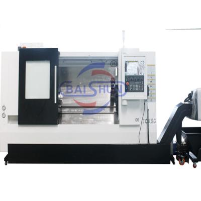 China TCK40 High Speed CNC Slant Bed Lathe with 4000 RPM Spindle and Taiwan Linear Guideways for sale