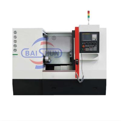 China TCK50 Multi Spindle Slant Bed CNC Lathe 500mm Swing 8 Tool Station 2-Axis Industrial Machine for sale