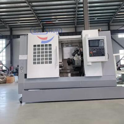 China TCK550 CNC Lathe Machine 400mm Diameter 700mm Length Alloy Wheel Metal Cutting for sale
