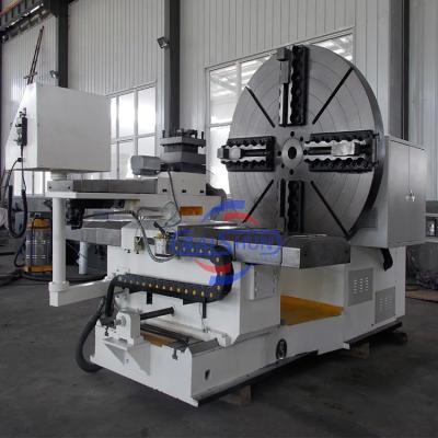 China Standard Large Floor Type Lathe Machine for 2500mm Shipyard Propeller CNC Turning for sale