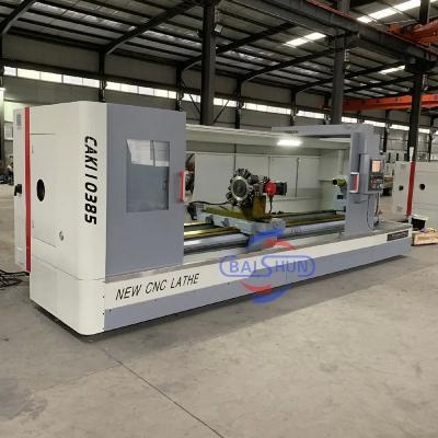 China CK6163 CNC Flat Bed Lathe Machine 1500 RPM 11kW Heavy Duty Horizontal Metal Turning for sale