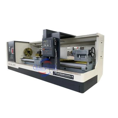China Horizontal Flat Bed CNC Lathe Machine 52mm Spindle Bore Hard Guideway CK6150 for sale