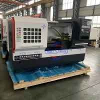 China Heavy Duty CNC Wheel Lathe Machine with 400-800mm Swing Capacity and ±0.015mm Positioning Accuracy for Industrial Manufacturing for sale