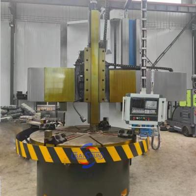 China Disc Drum CNC Vertical Lathe Machine Heavy Duty For Metal Cutting Processing for sale