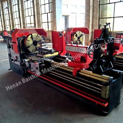 China CW6180B Heavy Duty Horizontal Lathe Machine with 800mm Swing, 105mm Spindle & 11kW Motor for sale