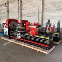China Horizontal Parallel Mechanical Lathe Machine Iron Pipe Threading Lathe 1100mm Swing 600mm Bed Width for sale