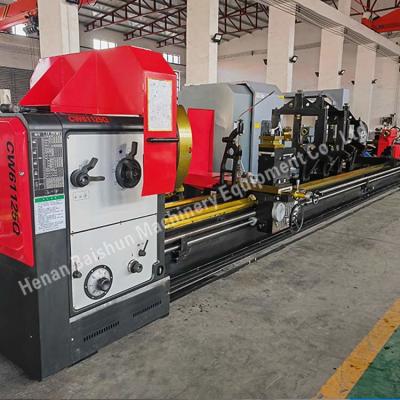 China CW61125Q Heavy Duty Horizontal Lathe Machine 1250mm Swing 600mm Bed Width 11kw for sale