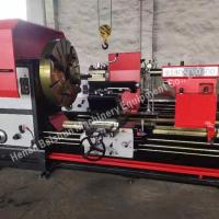 China Horizontal Gap Bed Lathe Machine 130mm Spindle Bore Hobby Lathe for sale