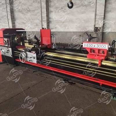China Manual Mini Metal Turning Lathe Machine Heavy Duty Bench 630mm Swing 11kw for sale