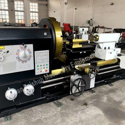 China CW61100 CW61125B Heavy Duty Lathe Machine 130mm Spindle Bore 22kw 6 Ton for sale