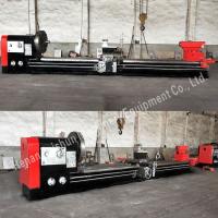 China Extra Large Size Heavy Duty Engine Lathe Horizontal Conventional Lathe Machine Turning Center for sale