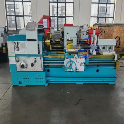 China Heavy Duty Big Bore Metal Lathe CW6163 Horizontal Turning Machine 630mm Swing 11kW for sale