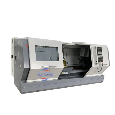 China CK6180 Heavy Duty CNC Lathe 800mm Swing Over Bed Flat Bed Metal Turning Machine for sale