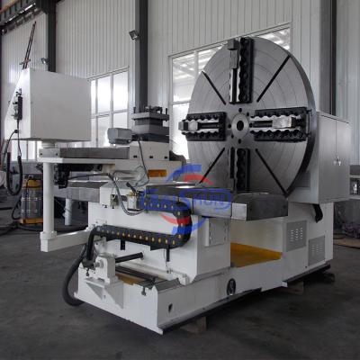 China Conventional Floor Type Flange Lathe Machine Face Lathe 1000mm Max Turning Diameter for sale