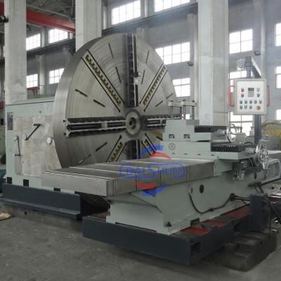 China Horizontal Floor Type Lathe Face Turning Lathe Flange Surfacing Lathe C6020 2000mm Turning Diameter for sale