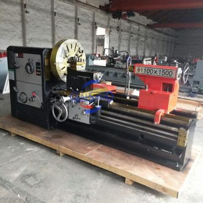 China CW61110 Manual Turret Universal Metal Horizontal Lathe 1100mm Swing 2.5 Tons Load for sale
