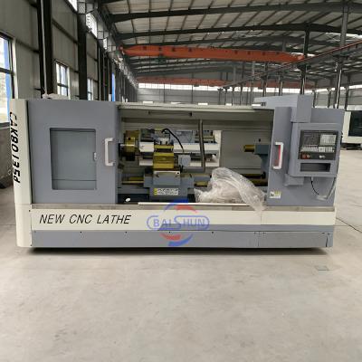 China CK6180 Horizontal CNC Flat Bed Lathe 800mm Swing 11kW Spindle Motor High Precision for sale