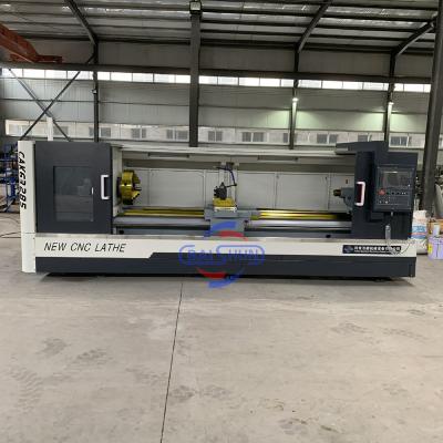 China Fanuc CNC Flat Bed Metal Turning Lathe Machine 400mm Swing 750mm Length for sale