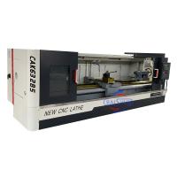 China BAISHUN CK6180 Flat Bed CNC Lathe Machine 150mm Tail Stock Center Travel 3000mm Workpiece for sale