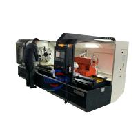 China Heavy Cutting Flat Bed Lathe Horizontal Metal Cnc Lathe Machine for sale