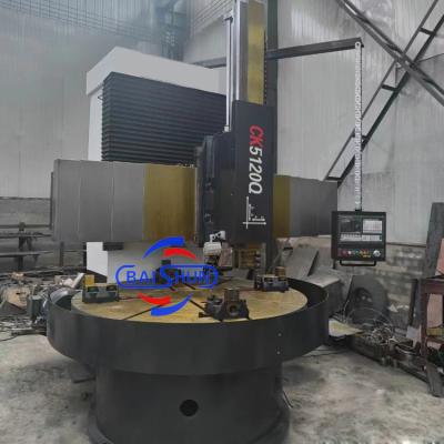 China CK5120 Metal Processing Vertical Lathe Machine Single Column Vertical CNC Lathe for sale