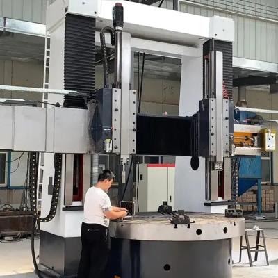 China Heavy Duty CNC Vertical Lathe Machine 2500mm Turning Diameter High Stiffness VTL for sale