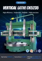 China Heavy Duty CNC Vertical Lathe Machine 2500mm Max Turning Diameter for Wind Power Parts for sale