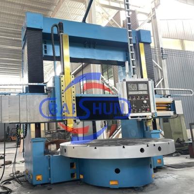 China CNC VTL Heavy Duty Metal Lathe Machine 3 Axis Universal Double Column Vertical Lathe 2500mm Turning Diameter 55kW for sale