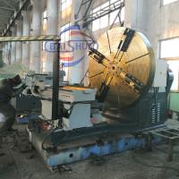 China C6025 Flat Face Plate Flange Lathe 2500mm Turning Diameter for HDPE Flange Facing for sale