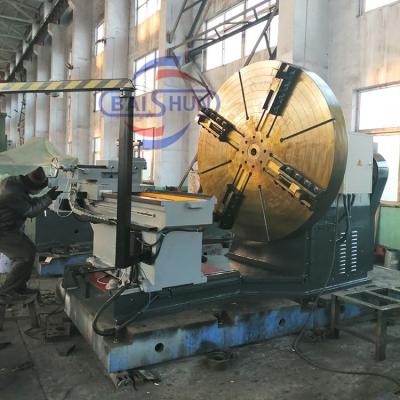 China C6025 Flat Face Plate Flange Lathe 2500mm Turning Diameter for HDPE Flange Facing for sale