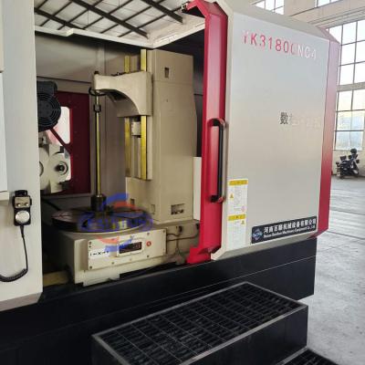 China 4 Axis CNC Gear Hobbing Machine YK3150 for Helical Spline Shafts Max 415mm Diameter for sale