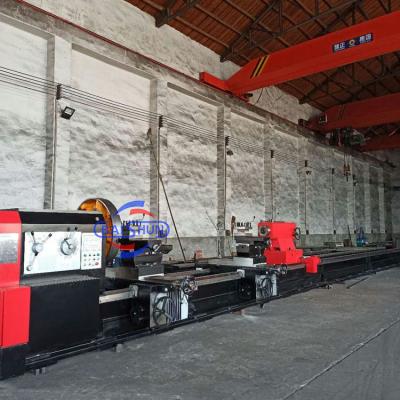 China CW61160 Heavy Duty Lathe Machine 1600mm Swing 22kW Big Bore Spindle Turning Lathe for sale