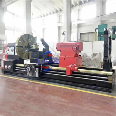 China Heavy Duty Metal Lathe Machine CW61125B 22kw 130mm Spindle Bore for Large Turning for sale
