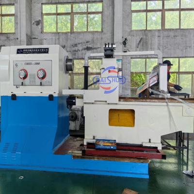 China Professional Horizontal Conventional Flange Facing Lathe Machine for Turning Disc Plate for sale