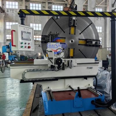 China Horizontal Floor Type Big Face Lathe Flange End Surfacing Lathe C6010 1000mm Turning Diameter for sale