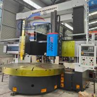 China Industrial CNC Vertical Lathe Machine for Large Diameter Turning with C Axis and Double Column Structure for sale