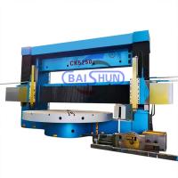 China CNC Vertical Lathe for Wind Power Flanges 2500mm Max Turning Diameter 55kW for sale