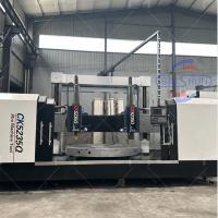 China Double Column CNC Vertical Lathe Twin Spindle Heavy Duty 4000mm Turning Diameter 63r/min for sale