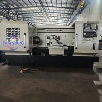 China QK1325 CNC Pipe Thread Lathe Machine 800mm Swing 250mm Threading Range 11kW Motor for sale