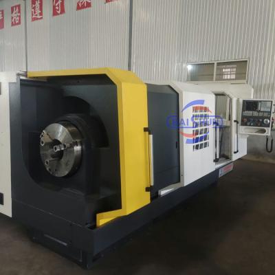 China QK1325 CNC Pipe Threading Lathe 800mm Swing 255mm Bore for sale