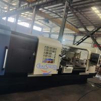 China CNC Double Chuck Threading Lathe QK1325 with 255mm Spindle Bore for 70-250mm Pipe Machining for sale
