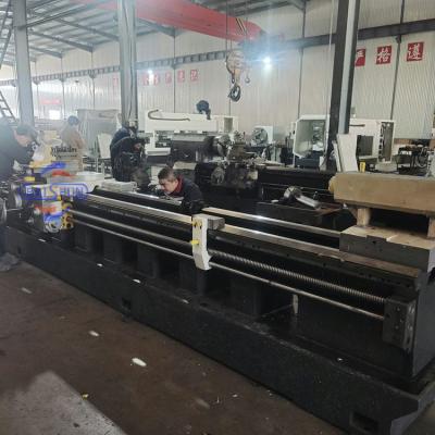 China QK1327X1500 CNC Pipe Threading Lathe 800mm Swing 275mm Threading Range 15kW Motor for sale