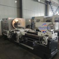 China QK1332 Big Bore CNC Pipe Threading Lathe Machine 800mm Swing for sale