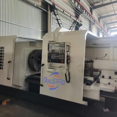 China CNC Pipe Threading Lathe Machine QK1332 800mm Swing 320mm Threading for sale