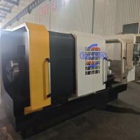 China Oil Country CNC Pipe Threading Lathe Machine QK1325 255mm Spindle Bore 1500mm Length for sale