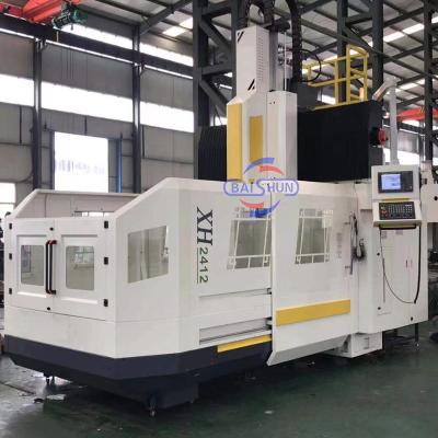 China CNC Gantry Milling Machine XH2412 1200x4000mm Double Column Machining Center for sale