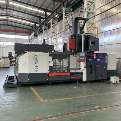 China XH2420 CNC Gantry Machining Center 2000x4000mm Table Metal Milling for sale