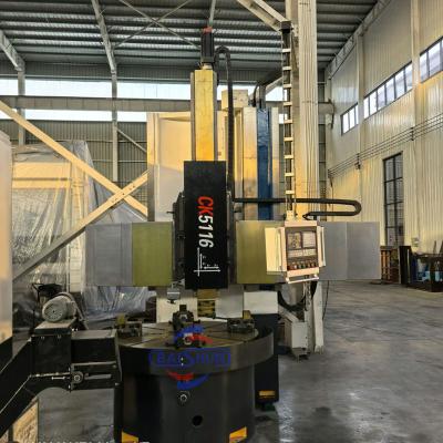 China CK5116 Single Column VTL CNC Vertical Lathe Machine 1600mm for sale