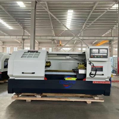 China CNC Lathe Machine CK6150 Flat Bed 500mm Swing 1500mm Workpiece for sale